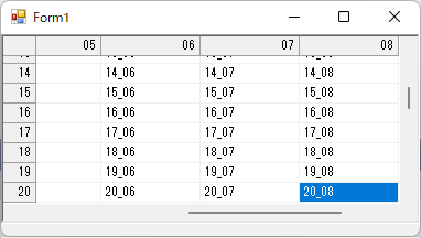 [FlexGrid for WinForms] 実行時に、特定のセルを選択状態にしてフォーカスを移動する方法 – MESCIUS ナレッジベース