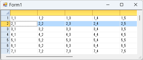 [FlexGrid for WinForms] 行選択モードで、選択行の背景色を設定するいくつかの方法 – MESCIUS ナレッジベース